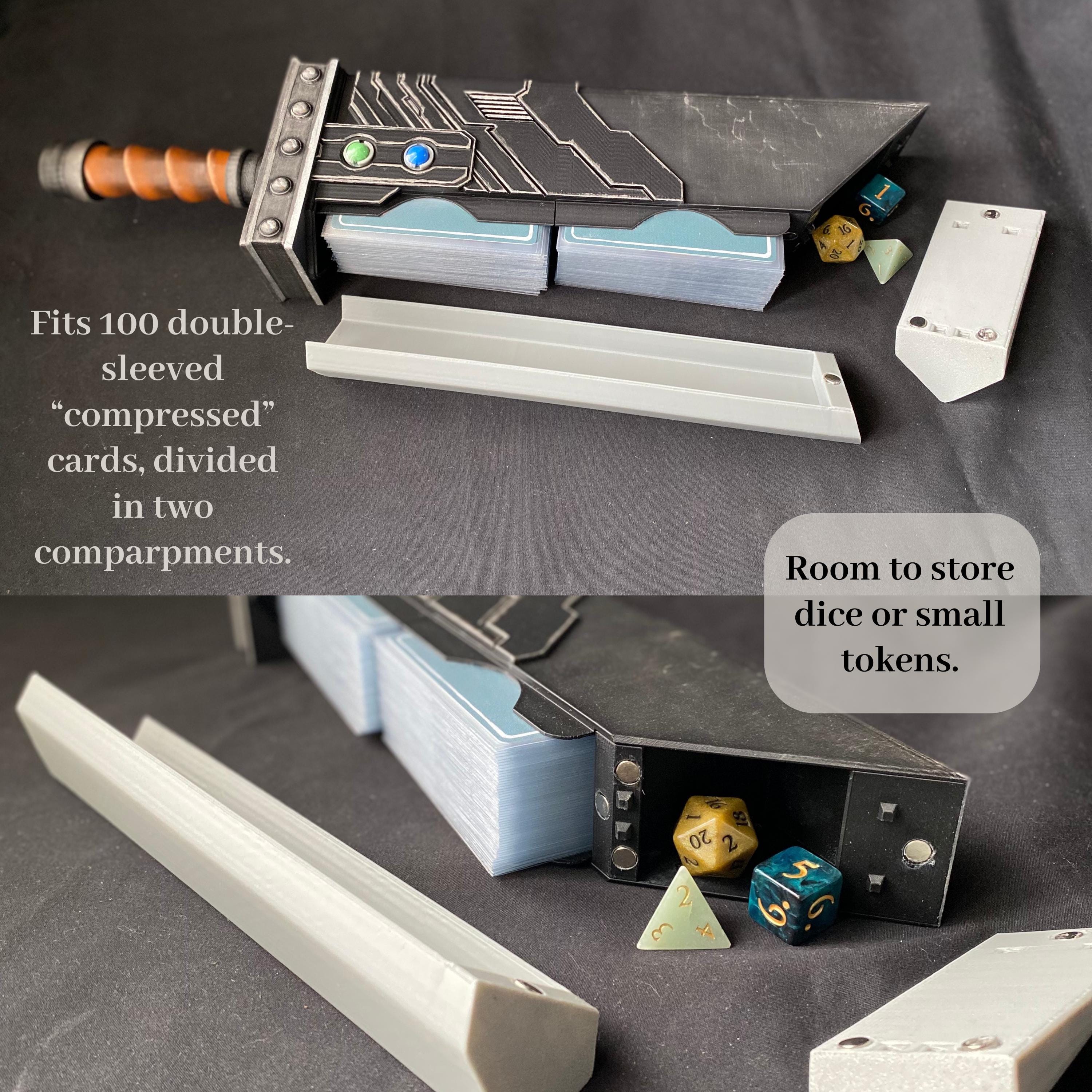 Buster Sword Card Deck Box: Final Fantasy MTG Commander Storage - Etsy
