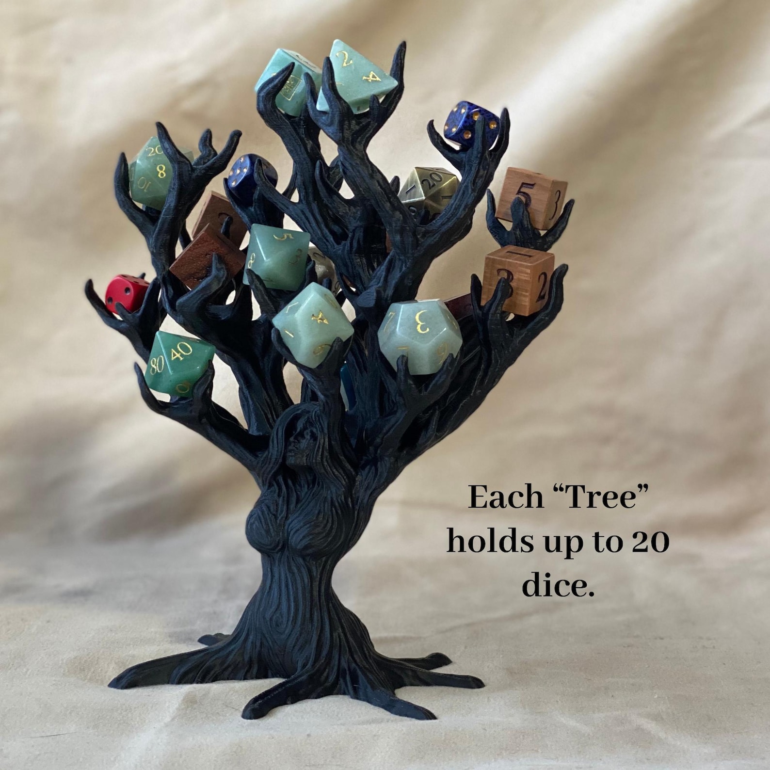 Tree Goddess Dice Holder, Custom 3d Printing for Dice Display, Dnd ...