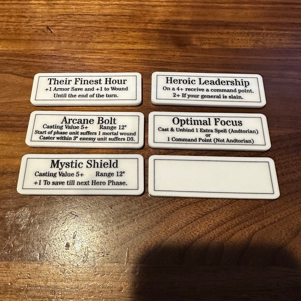 Age of Sigmar Tokens - Etsy