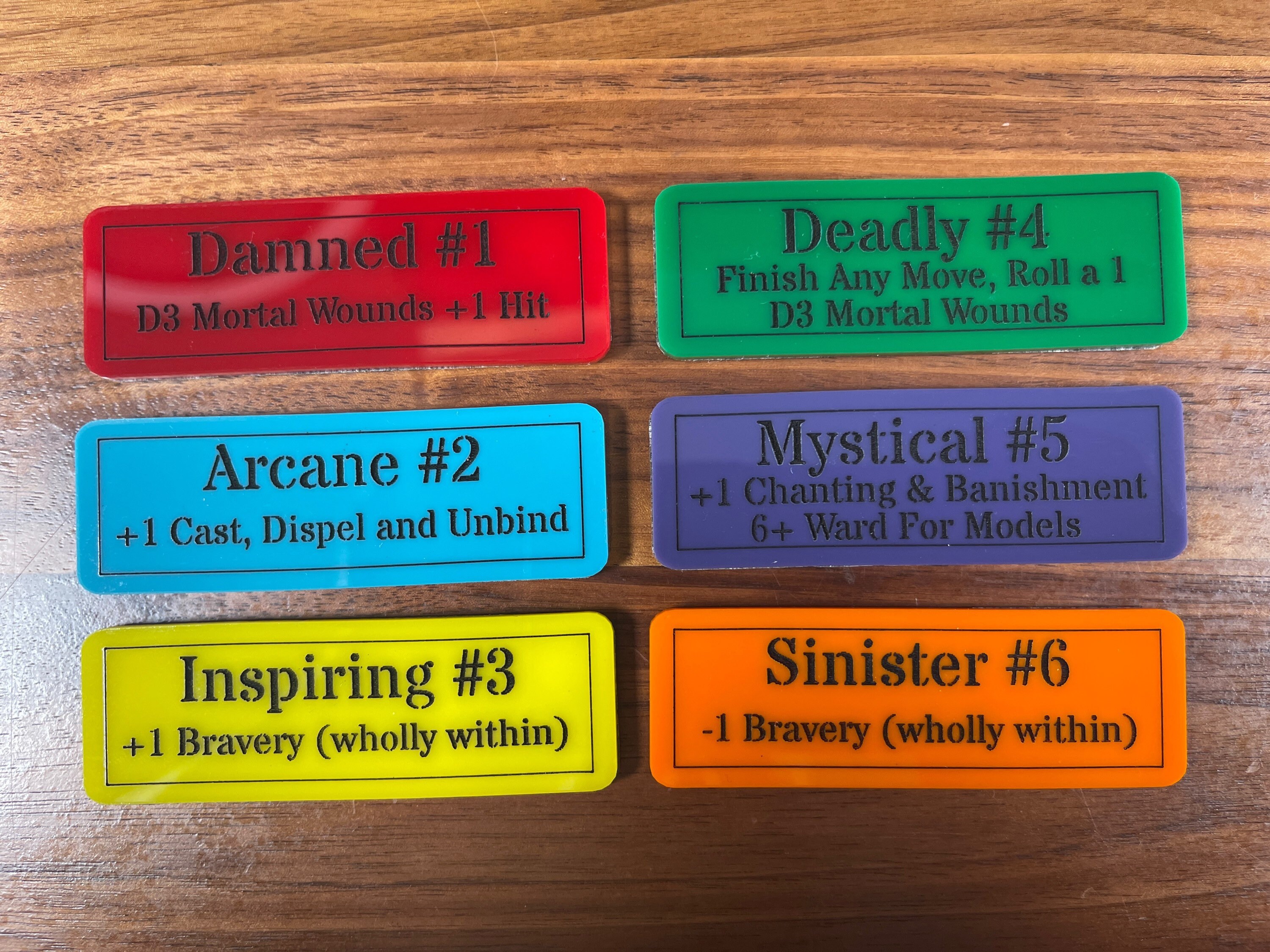 Terrain Tokens 3x1 Inch - Etsy