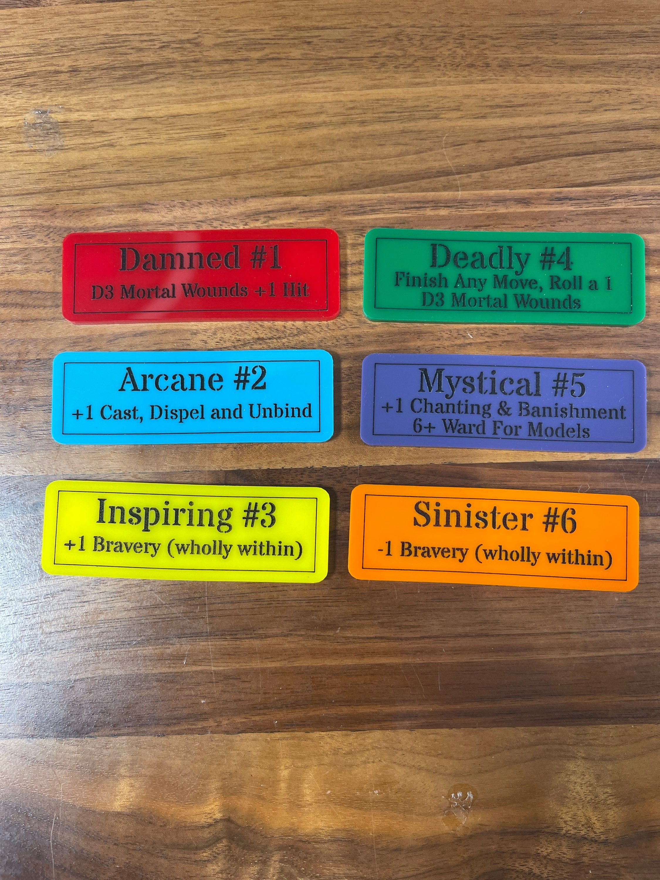 Terrain Tokens 3x1 Inch - Etsy