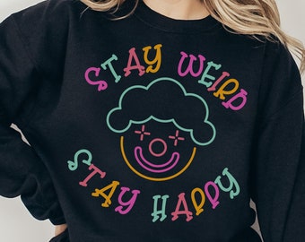 Clowncore Sweater Weirdcore Sweater Dark Clowncore Sad Clown - Etsy