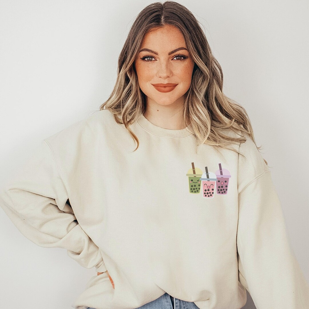 Boba Tea, Kawaii Sweater, Kawaii Hoodie, Bubble Tea, Boba Shirt, Boba ...