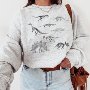 Dinosaur Sweatshirt, Dinosaur Sweater, Vulture Culture, Skeleton Hoodie ...