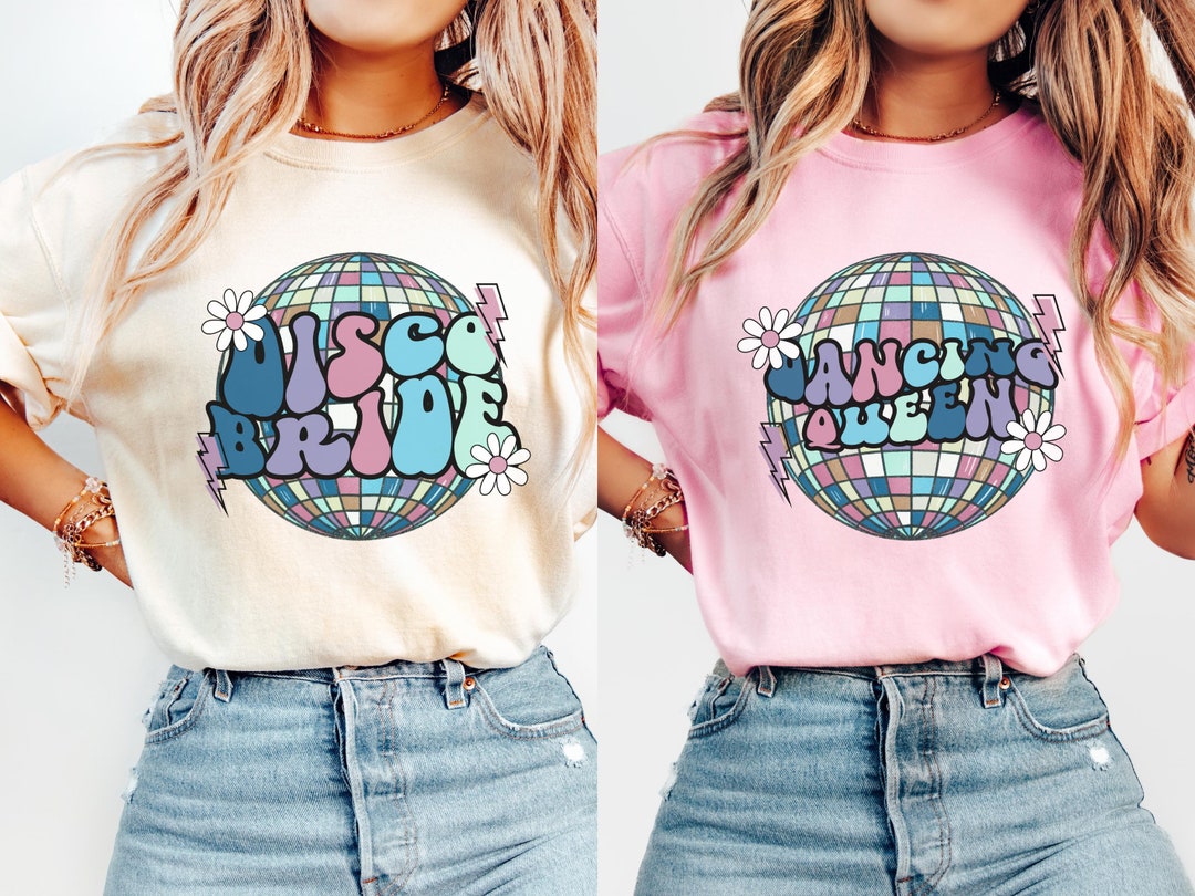 Disco Bride, Disco Bachelorette Shirts, 90s Bachelorette, Disco ...