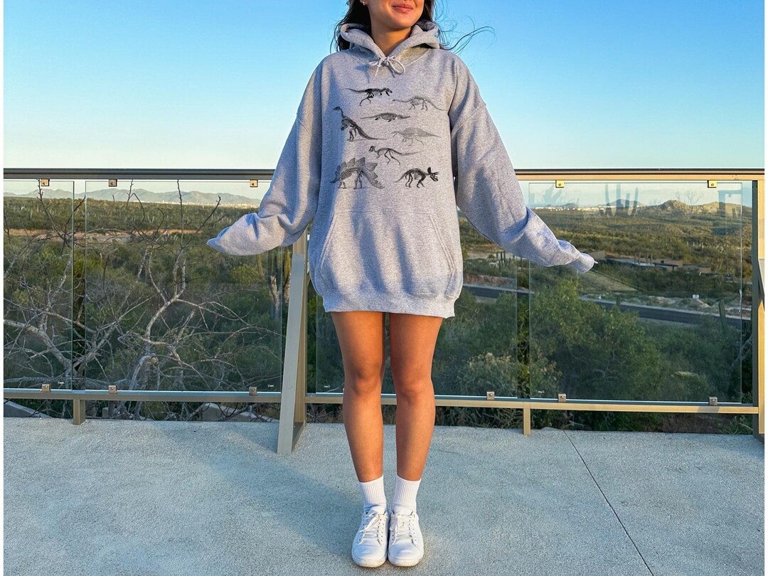 Dinosaur Hoodie Sweatshirt Dinosaur Sweater Vulture Culture - Etsy