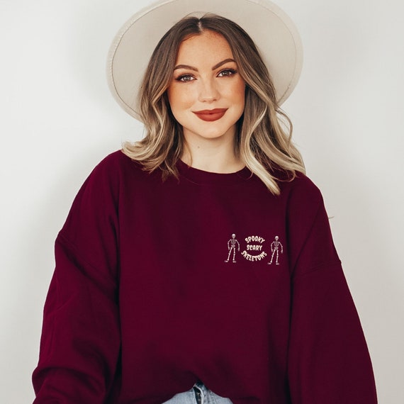 Skeleton Sweatshirt Dark Academia Shirt Brown Hoodie Preppy - Etsy