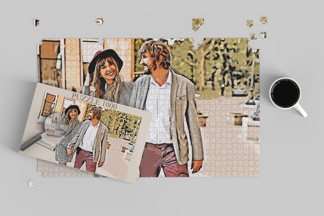 Cartoon-style Custom Photo Puzzle, Transform Your Photos Into Playful ...
