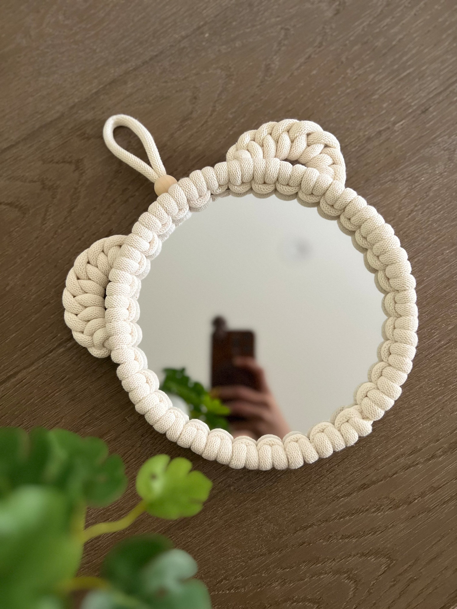 Teddy Bear Macrame Mirror - Etsy