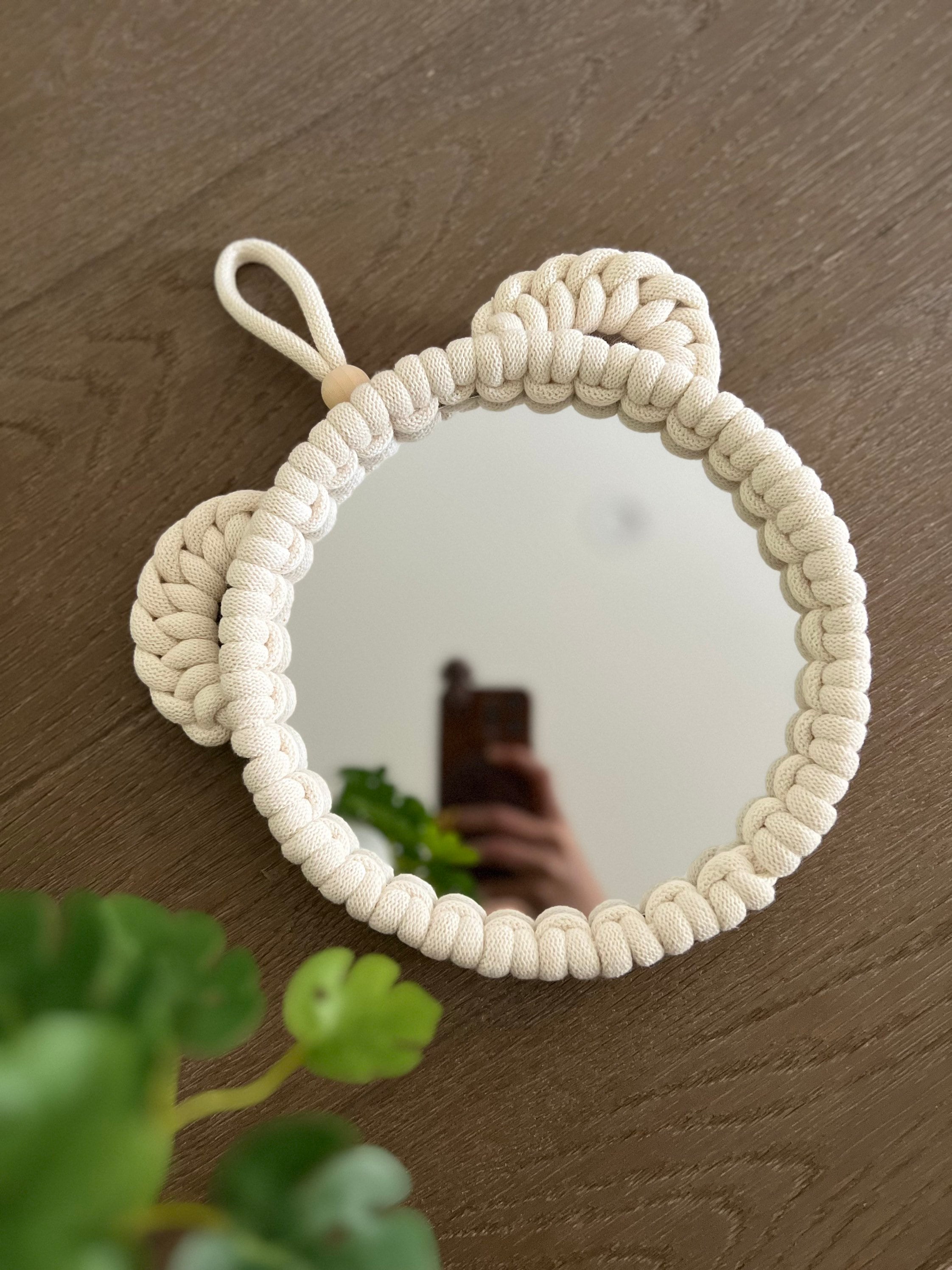 Teddy Bear Macrame Mirror - Etsy