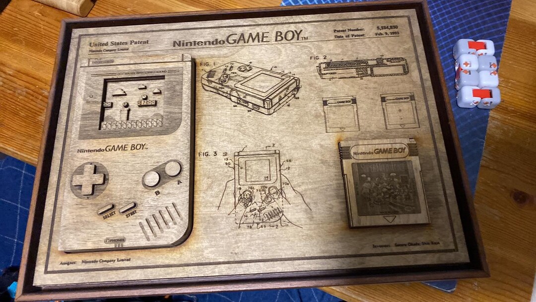 CO, Laser, Cut, Plan, Template, Nintendo, Gameboy, Replica - Etsy