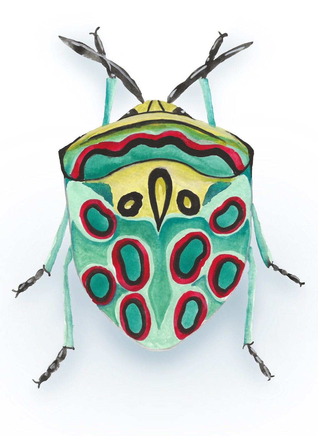 Picasso Bug Print - Etsy
