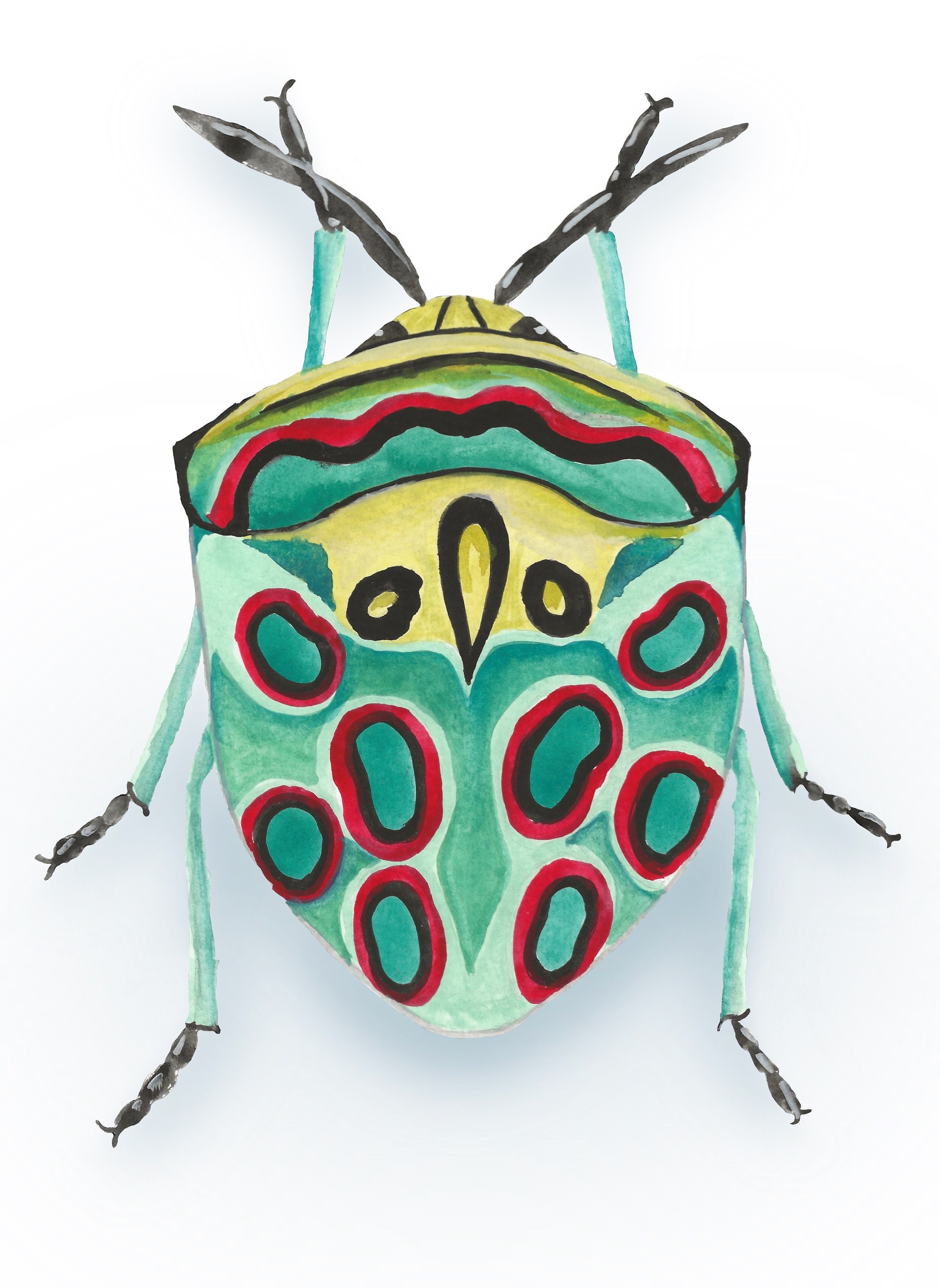 Picasso Bug Print - Etsy