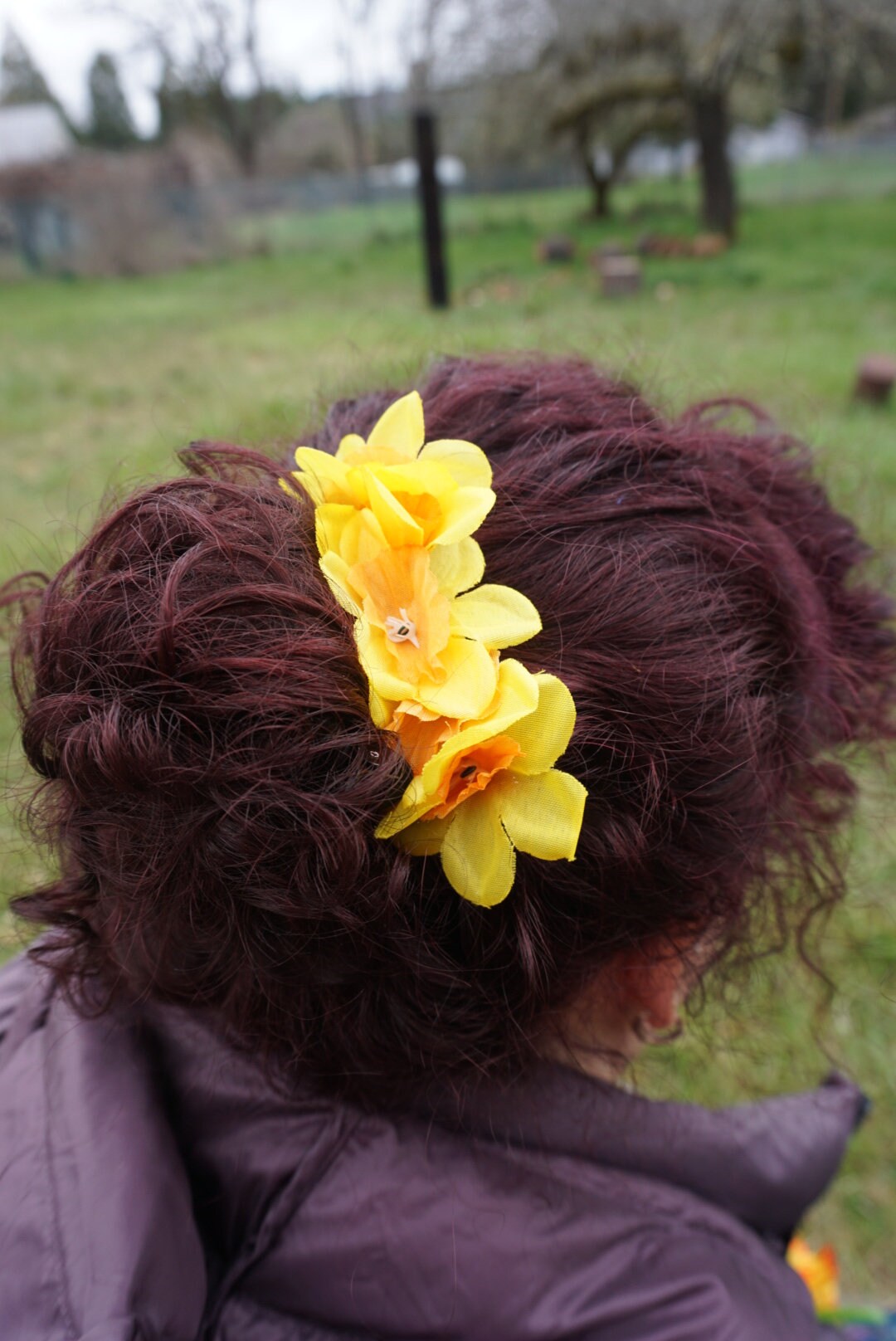 Daffodil Hair Comb - Etsy