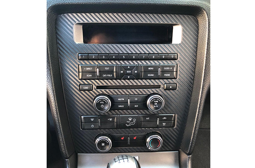 Radio Multimedia Infotainment Carbon Fiber Trim Overlay Compatible With ...