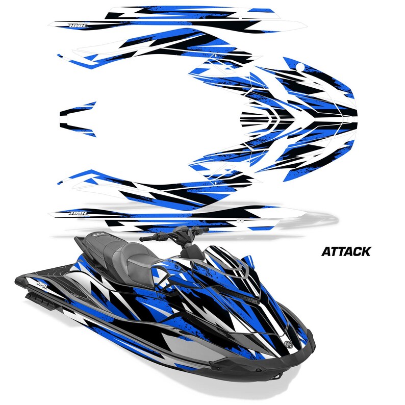 Jet Ski Graphics Decals Stickers for Yamaha Wave Runner GP1800R 2021 ...