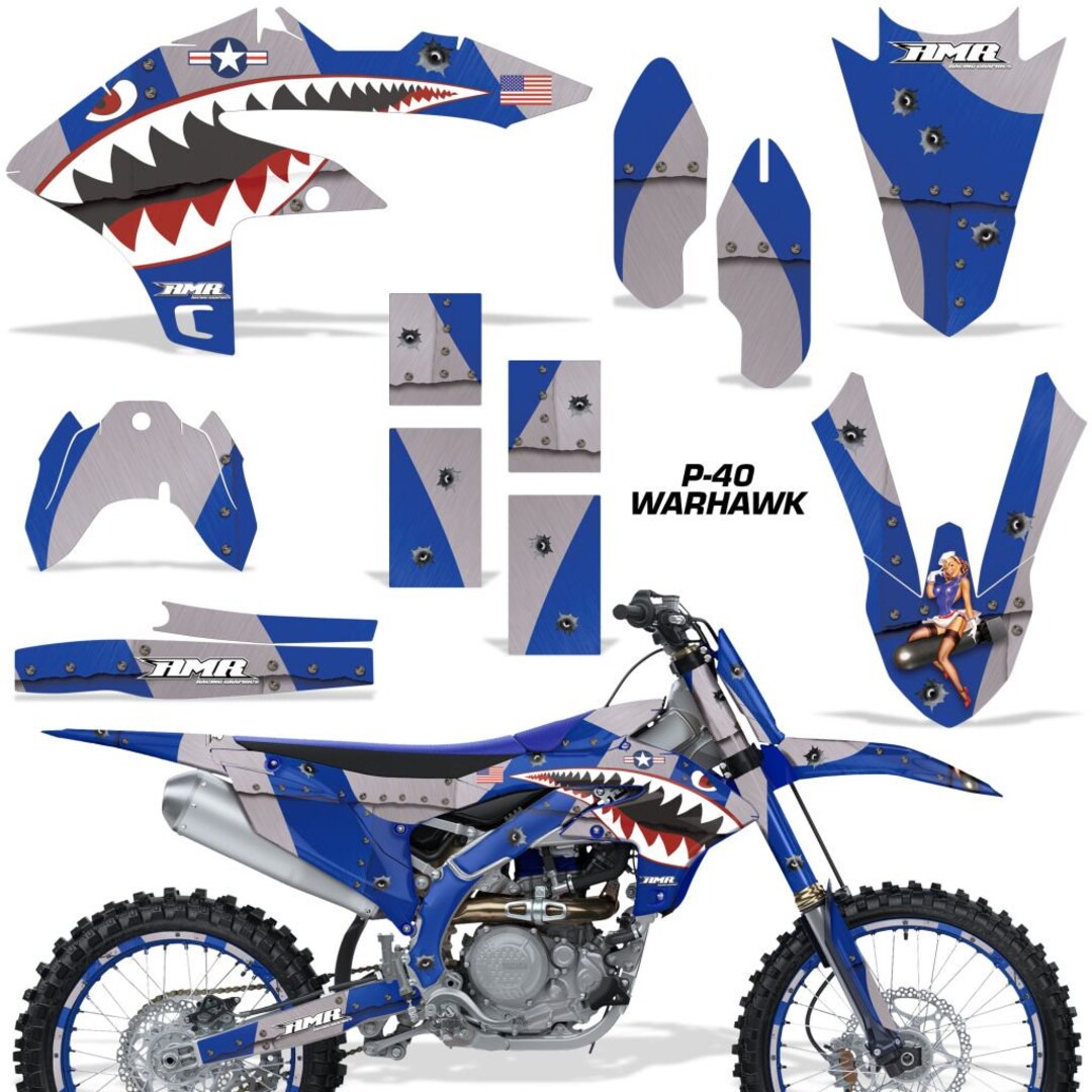 Graphics Full Decal Sticker Kit Wrap Compatible With 2023-2024 Yamaha ...