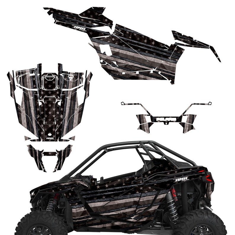UTV Graphics Kit Sticker Decal Compatible With Polaris RZR Pro XP 2 ...