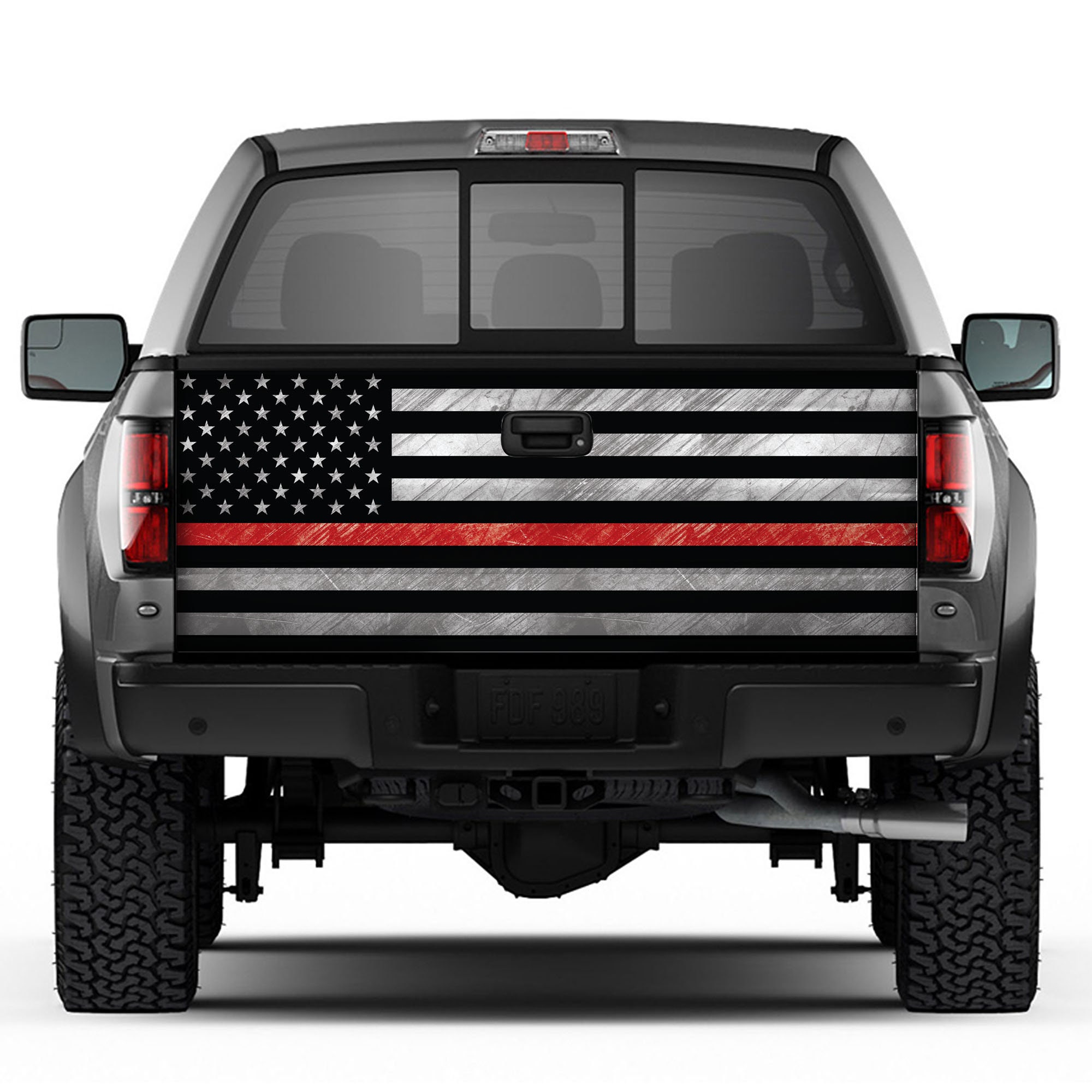 American Flag Tailgate Vinyl Graphic Decal Wrap Universal Trim to Fit ...