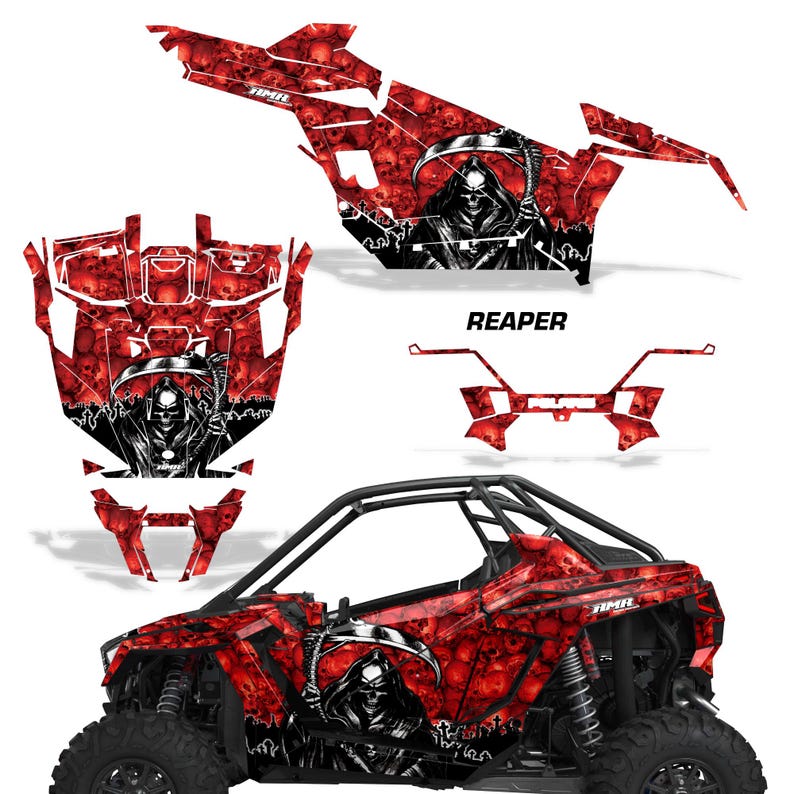 UTV Graphics Kit Sticker Decal Compatible With Polaris RZR Pro XP 2 ...