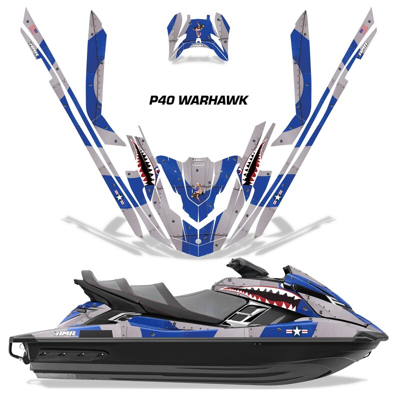 Jet Ski Graphics Decals Stickers for Yamaha FX Cruiser/ VX/SVHO 2012 ...