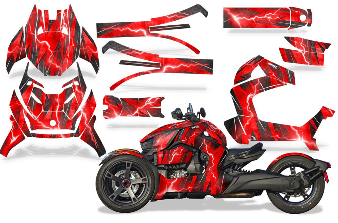 Roadster Graphics Full Sticker Kit Decal Wrap Compatible With 2019-2023 ...