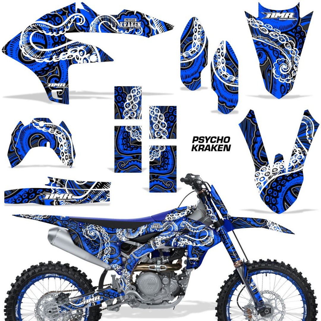Graphics Full Decal Sticker Kit Wrap Compatible With 2023-2024 Yamaha ...