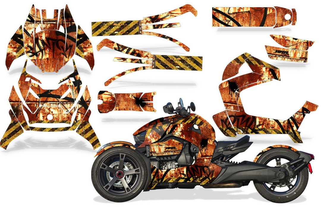 Roadster Graphics Full Sticker Kit Decal Wrap Compatible With 2019-2023 ...