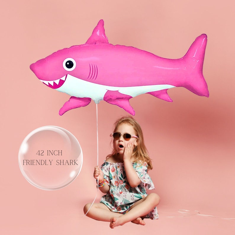 Foil Shark Balloon Kit: Under the Sea Party Decor - Etsy