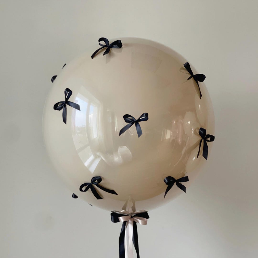 Bow Trend Coquette Balloons DYI | Pink Latex Bow Balloons ...