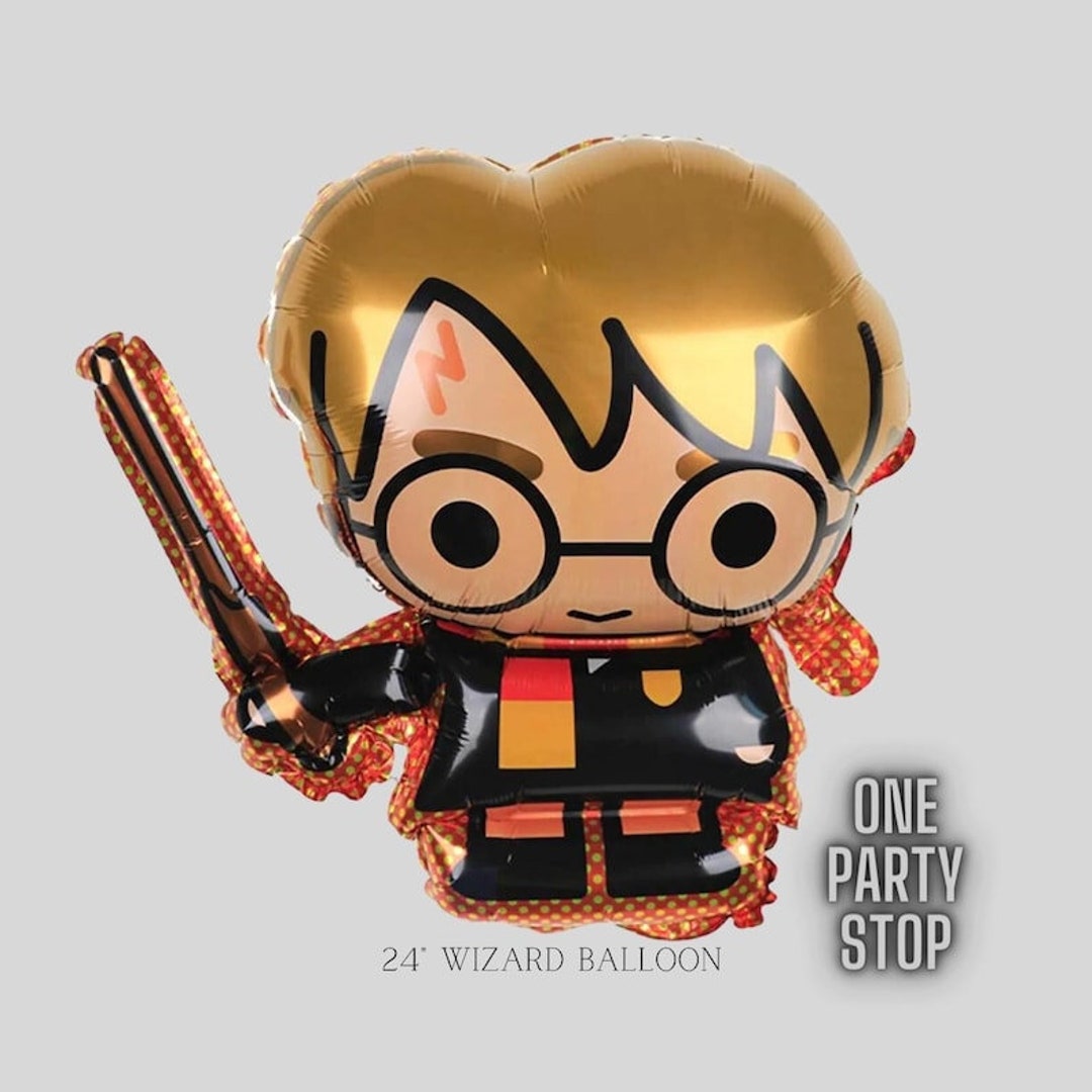 Harry Potter Hogwarts Balloon Bouquet, Wizard Number Balloons for ...