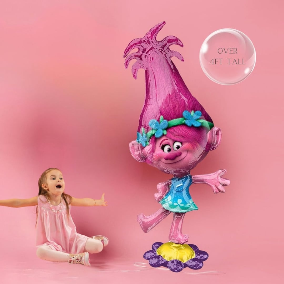 Trolls World Tour Poppy Balloon: Licensed Anagram Airwalker - Etsy