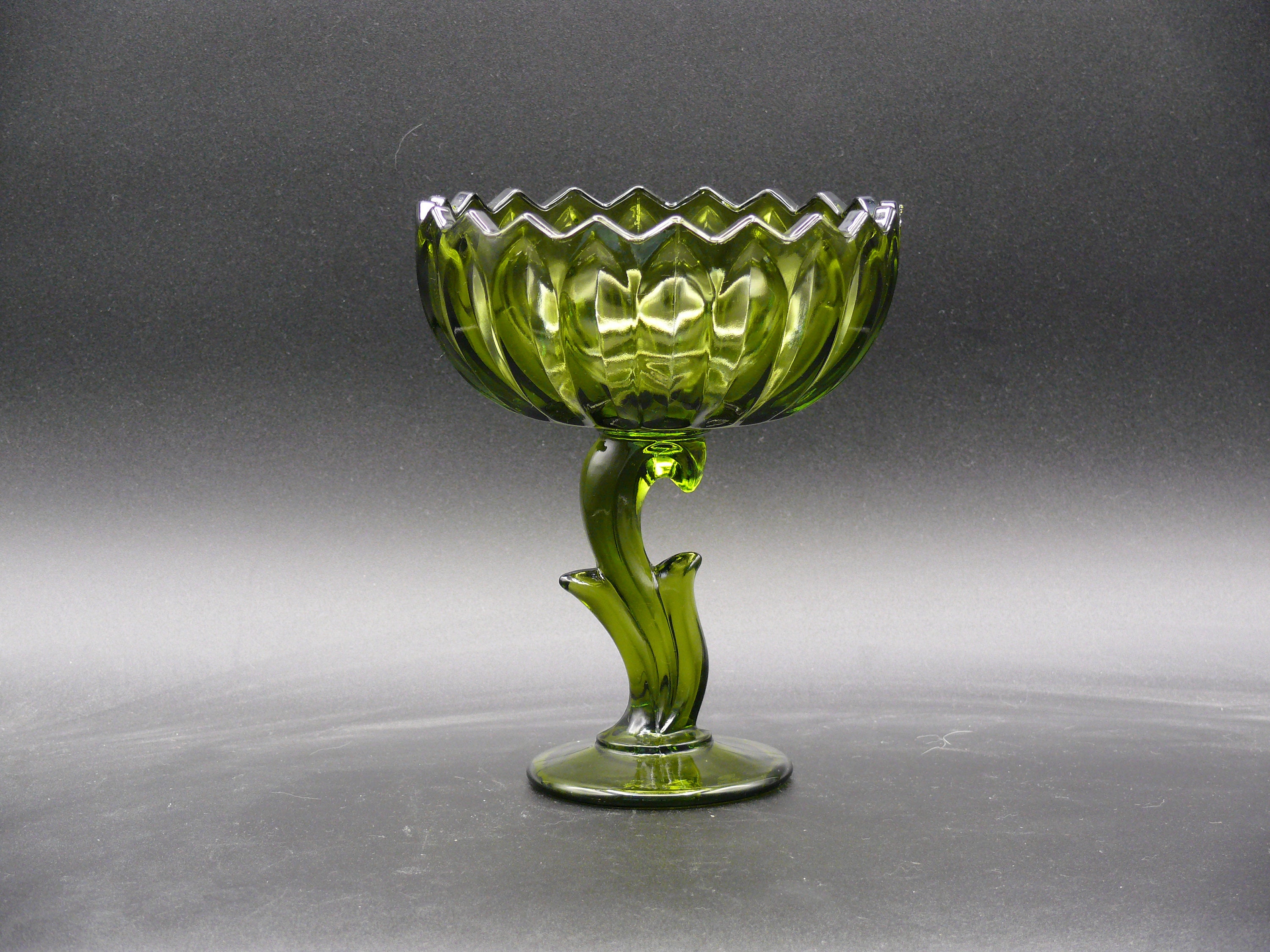 Glass Compote, Vintage Compote, Pedestal Compote, Indiana Compote ...