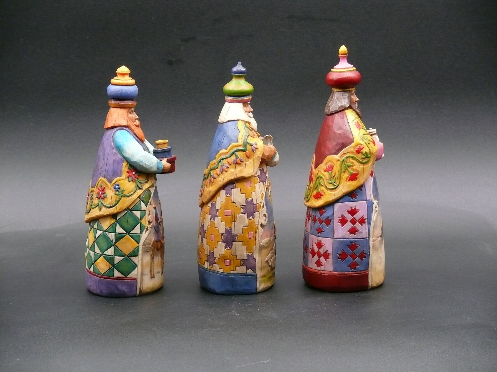 Jim Shore 2003 Wise Men, Vintage Jim Shore Wise Men, Christmas Wise Men ...