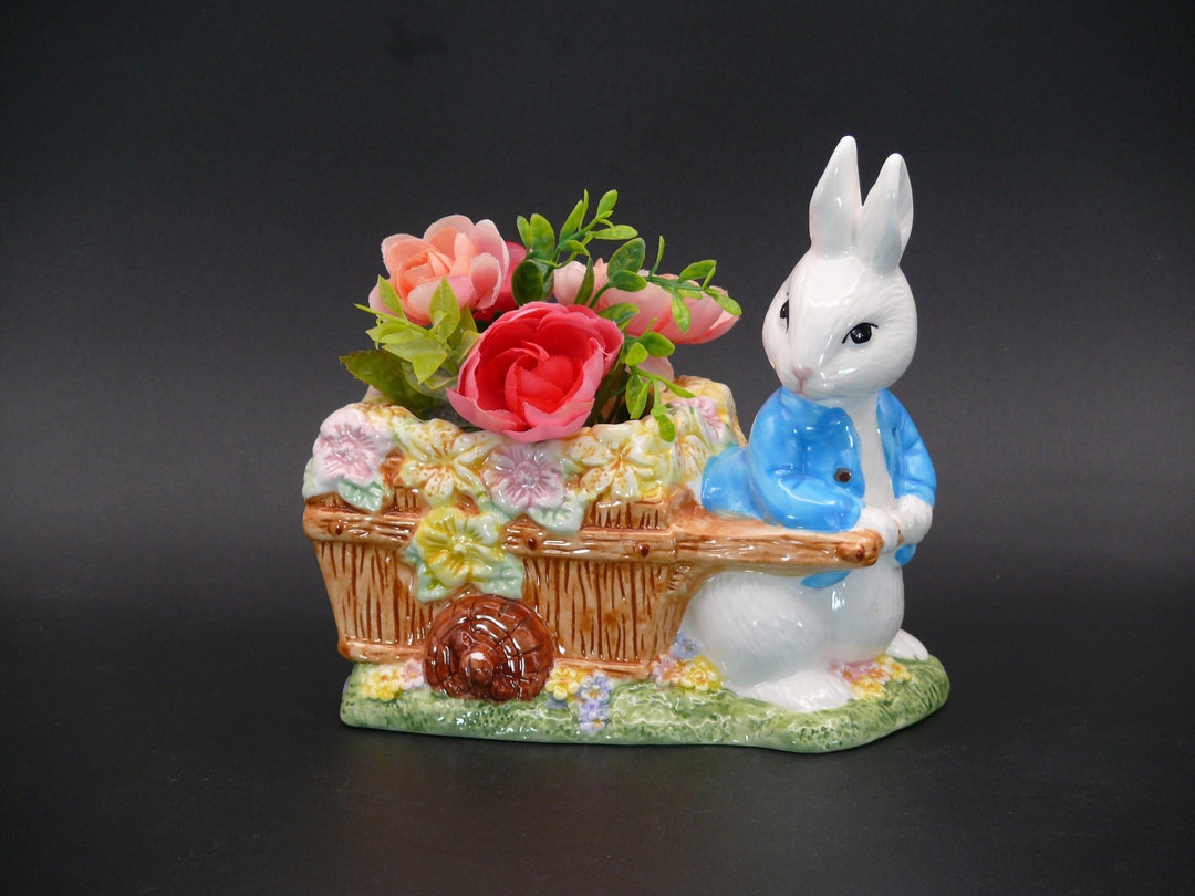 Bunny Planter, Rabbit Planter, Easter Bunny Planter, Easter Rabbit ...