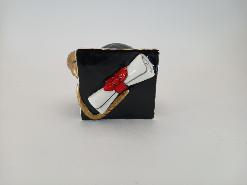 Graduation Hinged Trinket Box, Graduation Ring Box, Ceramic Hinged ...