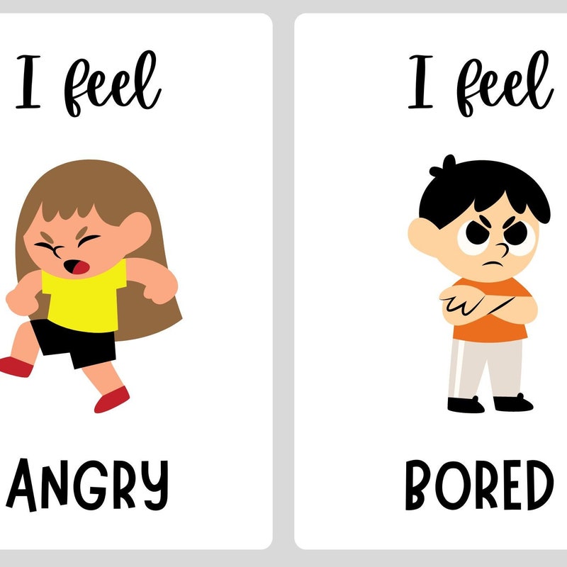 Italian English Flash Cards - Etsy
