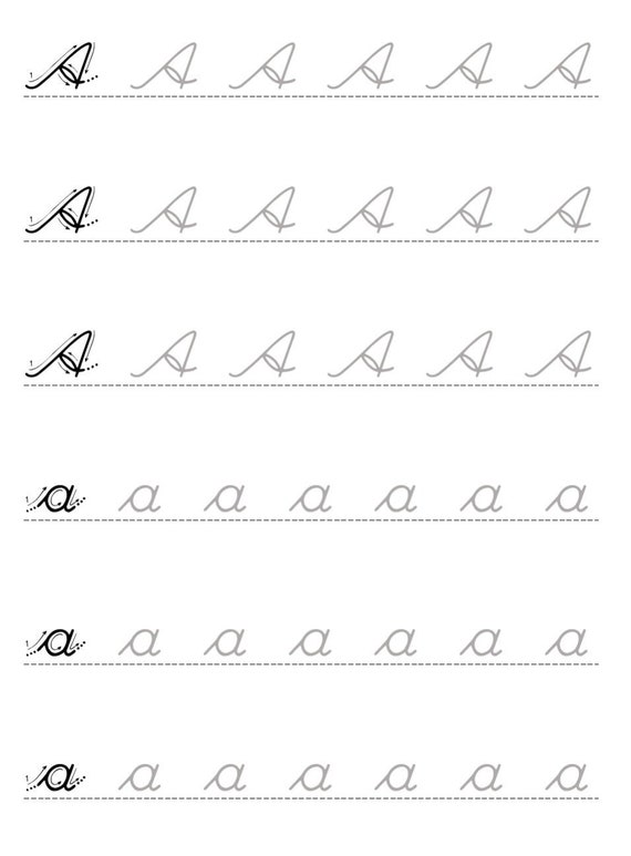 Hojas De Trabajo De Letras