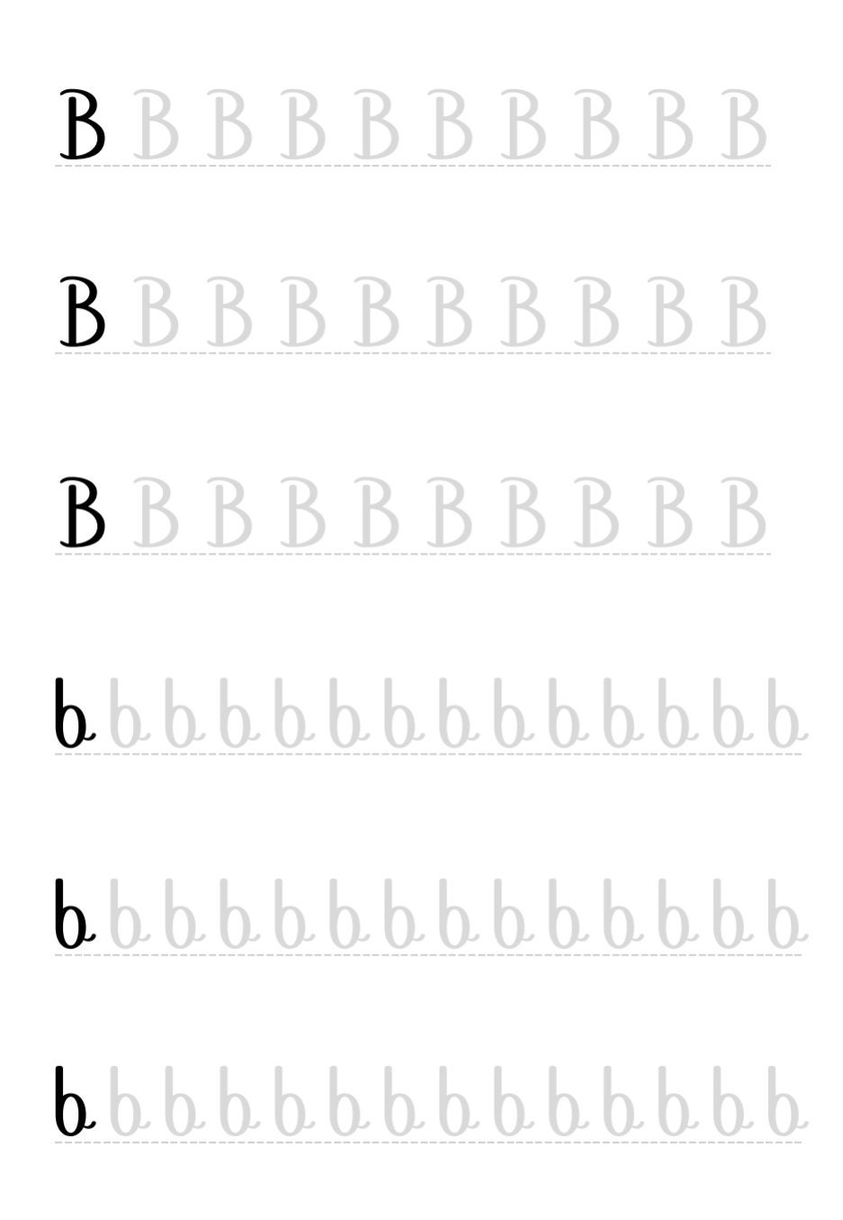 Cursiva de escritura imprimible 61 Hojas de trabajo Letras - Etsy México