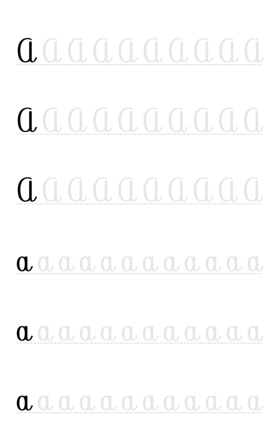 Printable Handwriting Cursive 61 Worksheets Alphabet Letters for Kids ...