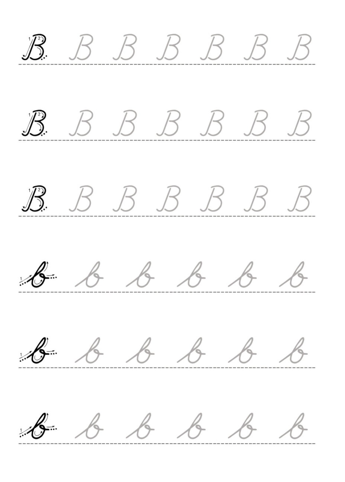 Printable Handwriting Cursive 61 Worksheets Alphabet Letters for Kids ...
