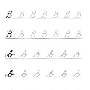 Printable Handwriting Cursive 61 Worksheets Alphabet Letters for Kids ...