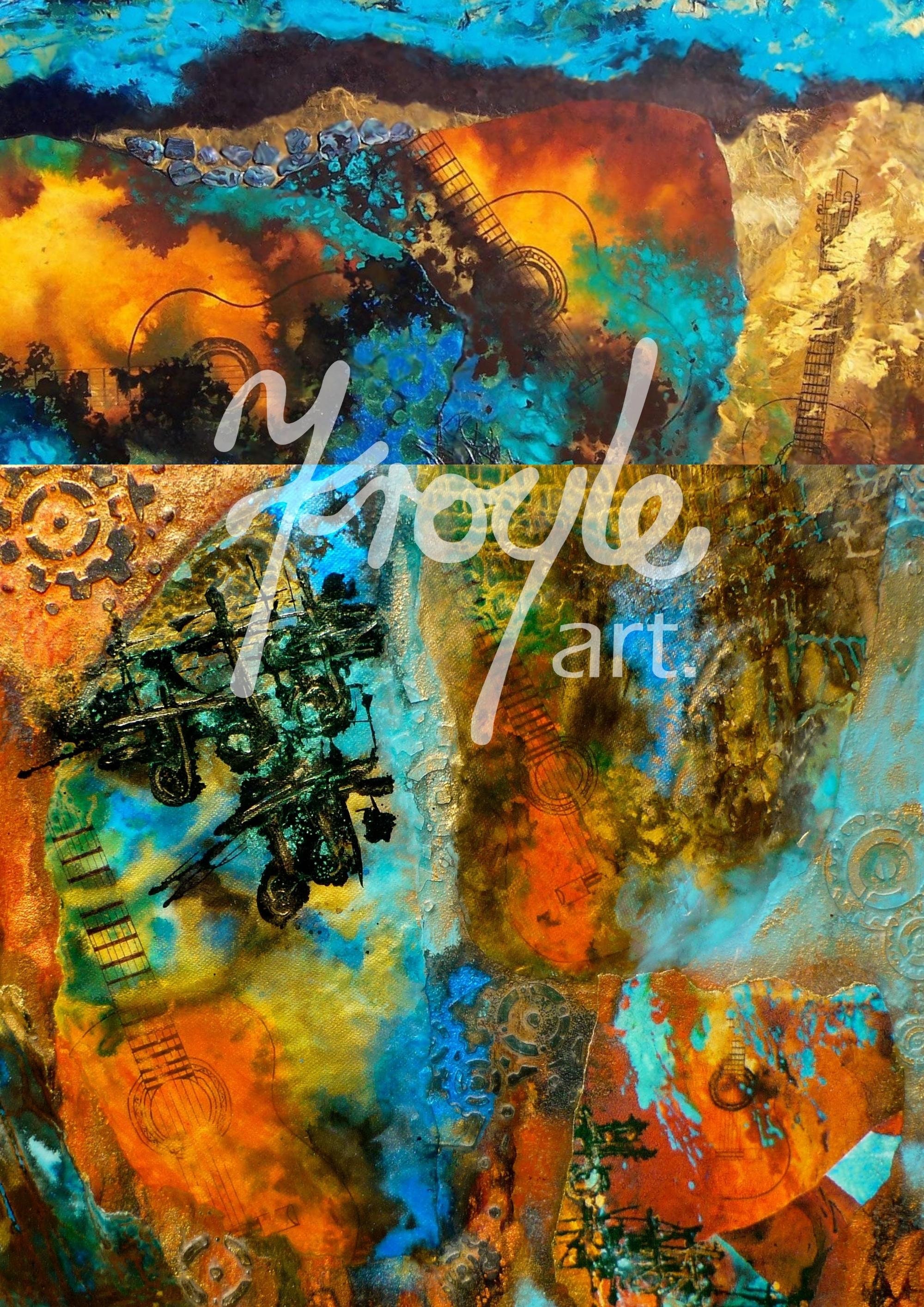 Music & Melody Digital Collage Paper, Instant Download Printable, Art ...