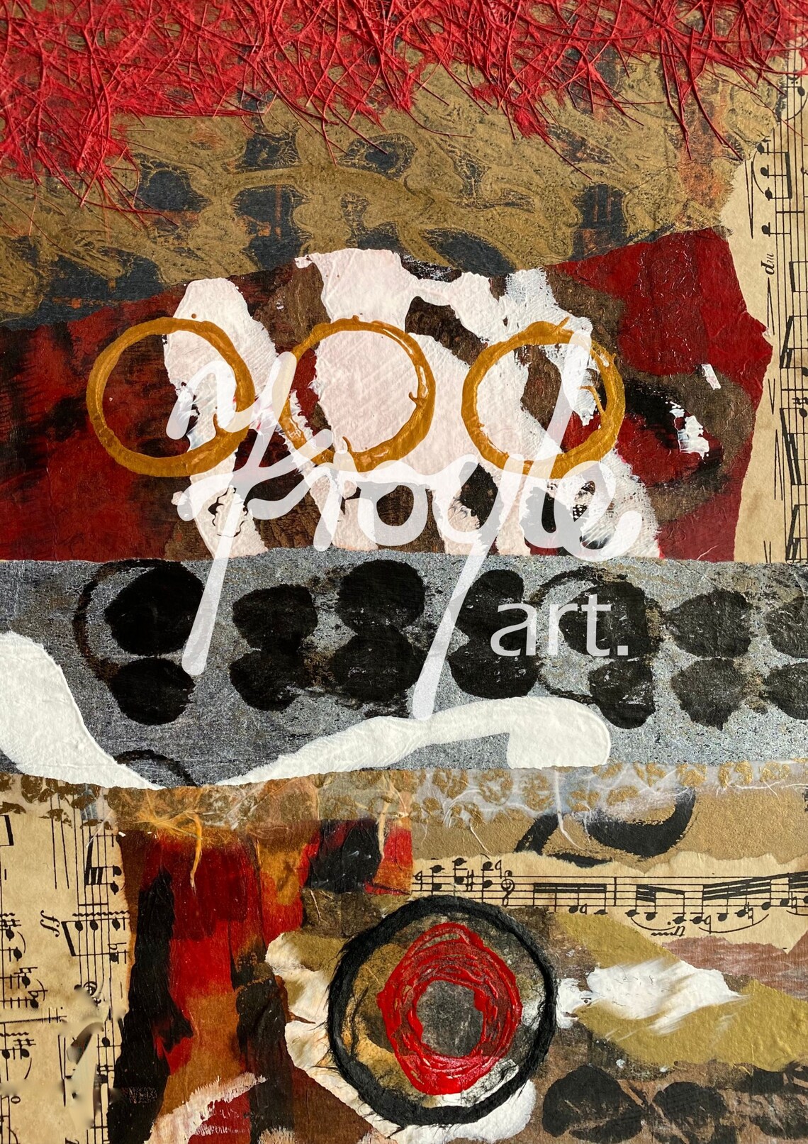 Patterns & Textures #1: Digital Collage Paper, Instant Download ...