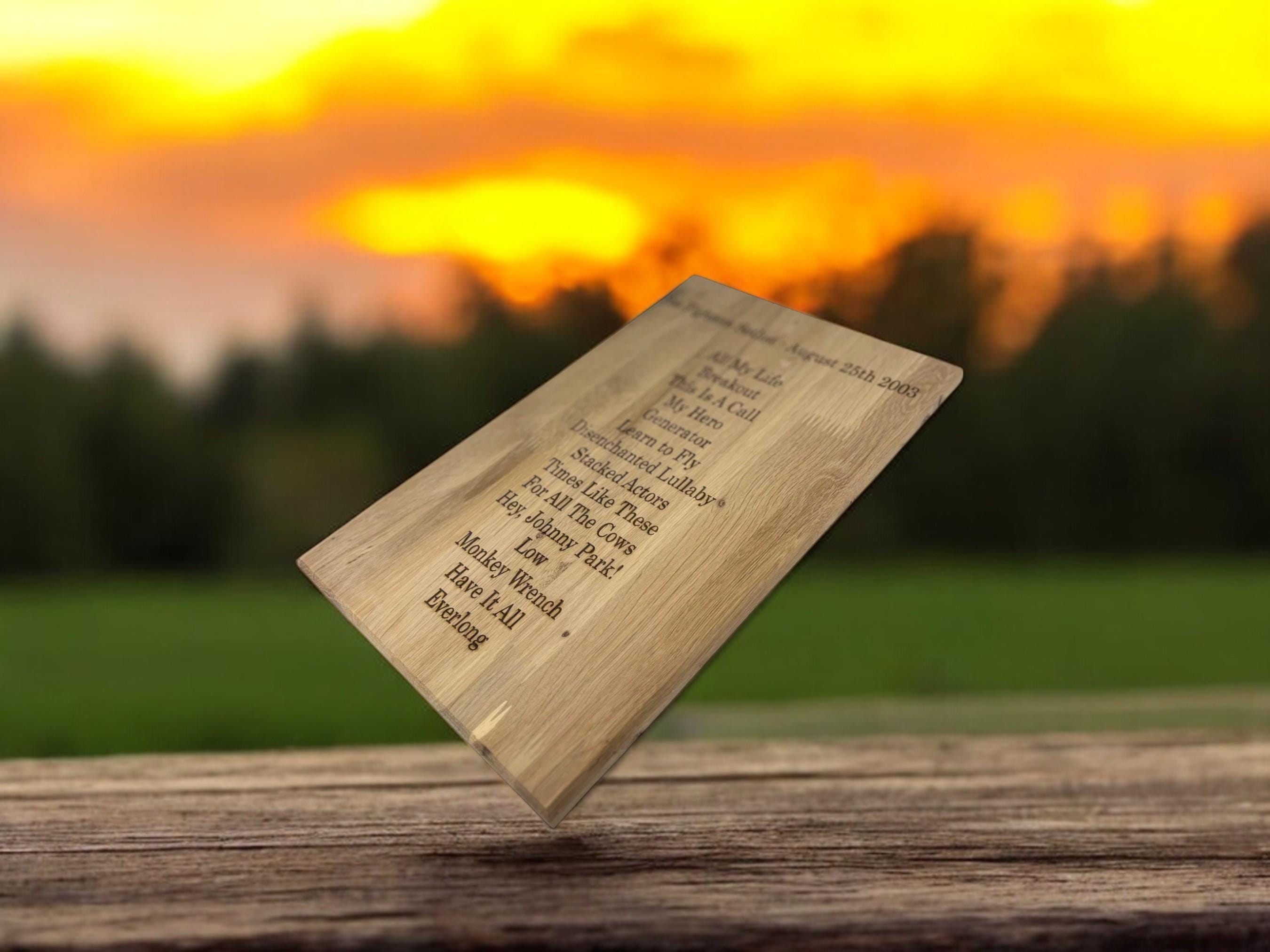 Personalized Wooden Poem Plaque - Custom Engraved Wood Sign - Unique ...