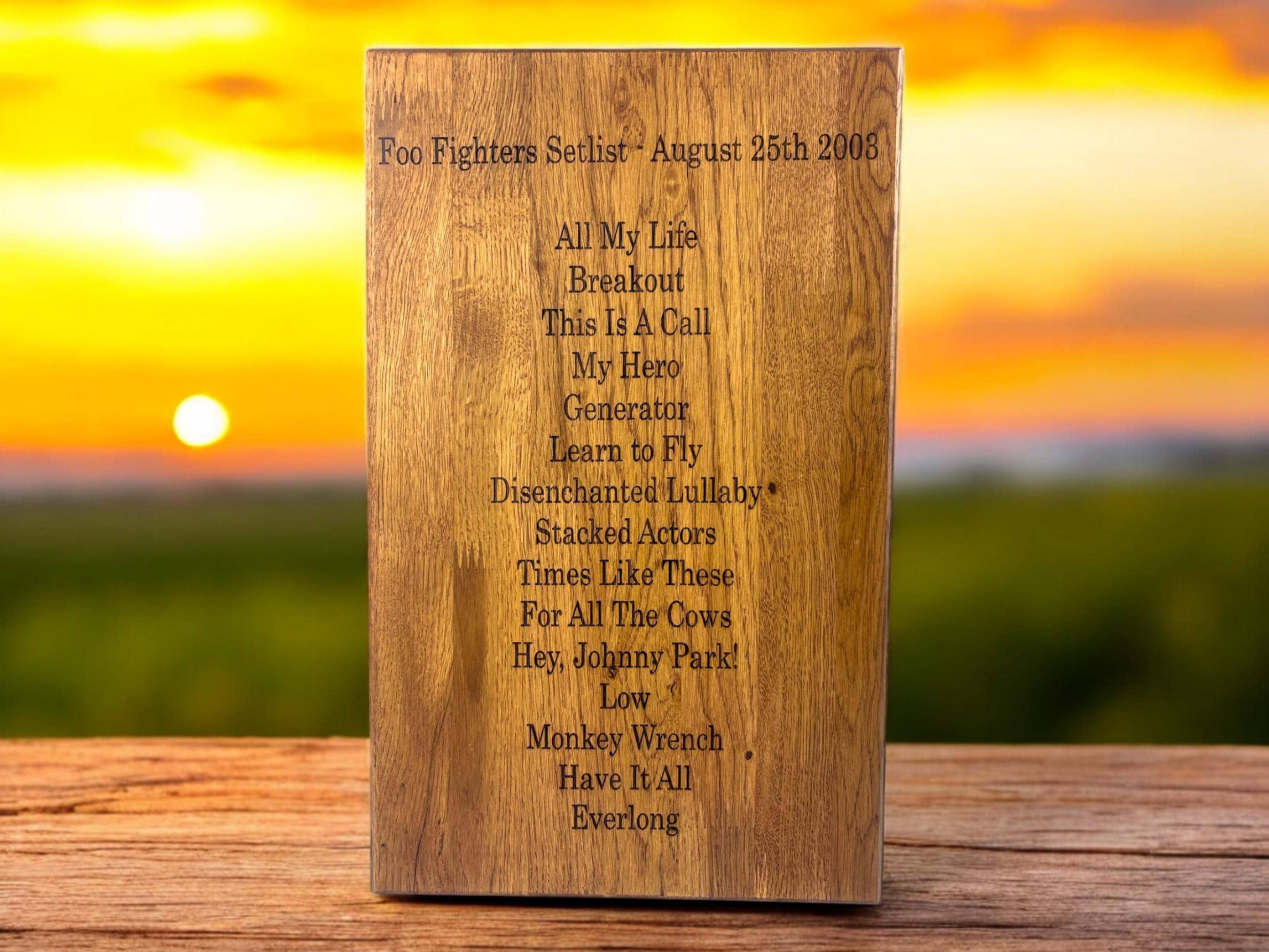Personalized Wooden Poem Plaque - Custom Engraved Wood Sign - Unique ...