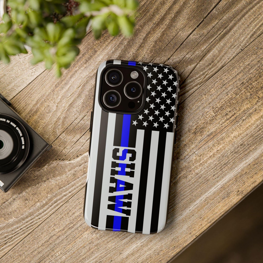 Custom Police Phone Case With Name, Personalized Police Officer Family ...