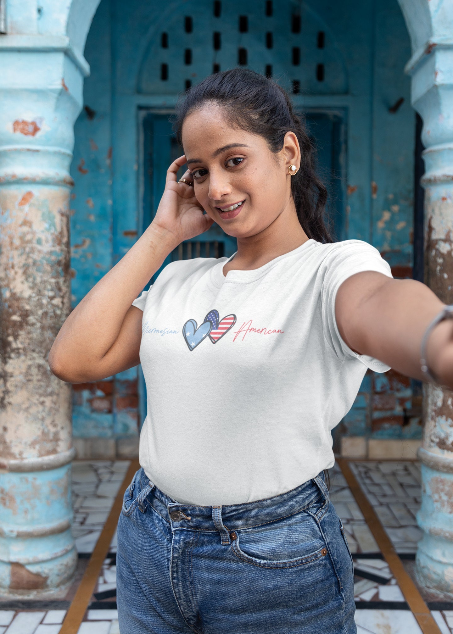 Micronesian American Shirt | Federated States of Micronesia Women's ...