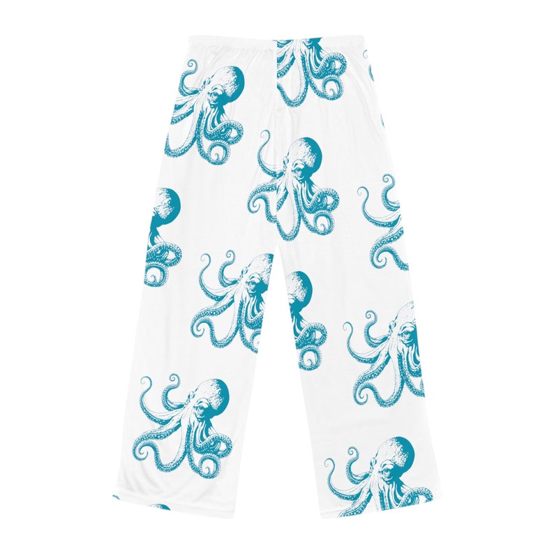Blue Octopus Pajama Pants: Women's Jersey Knit Loungewear - Etsy