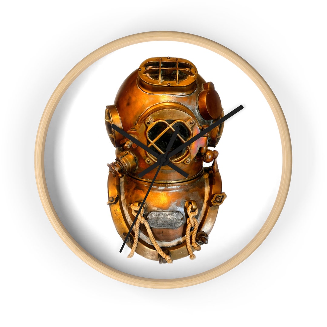 Mark V Dive Helmet Wall Clock - Etsy